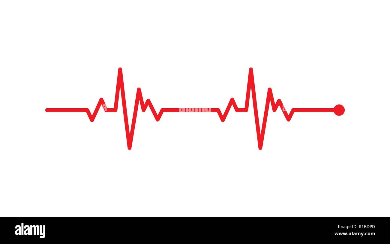 Rythme cardiaque, électrocardiogramme, ECG EKG - signal, Heart Beat ...