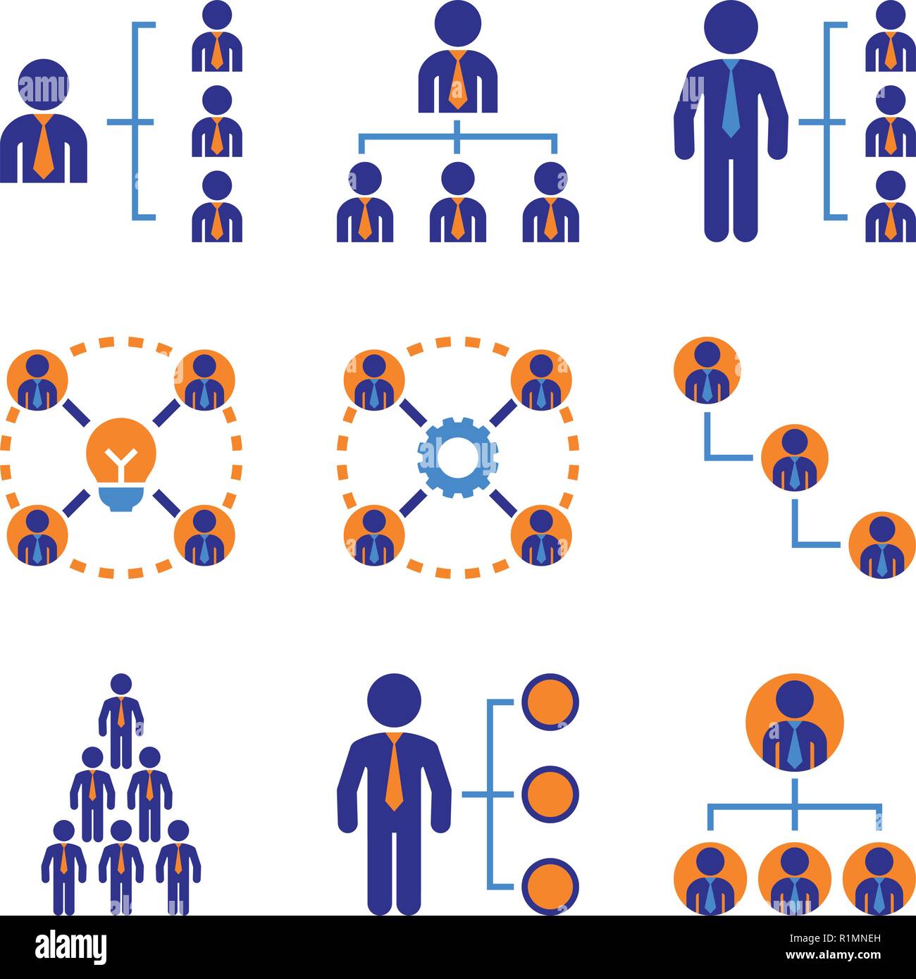 Organisation de l'entreprise Image Vectorielle Stock - Alamy