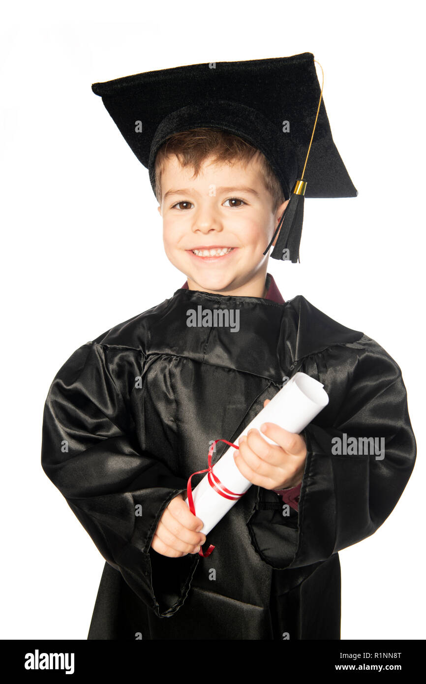 Garçon en classe de maternelle Banque de photographies et d’images à ...