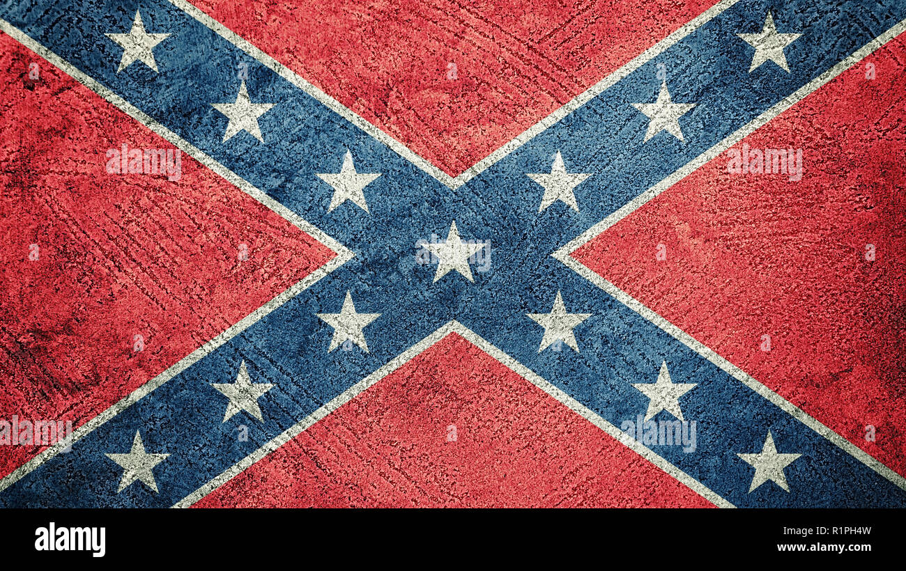 Old confederate national flag Banque de photographies et d’images à ...