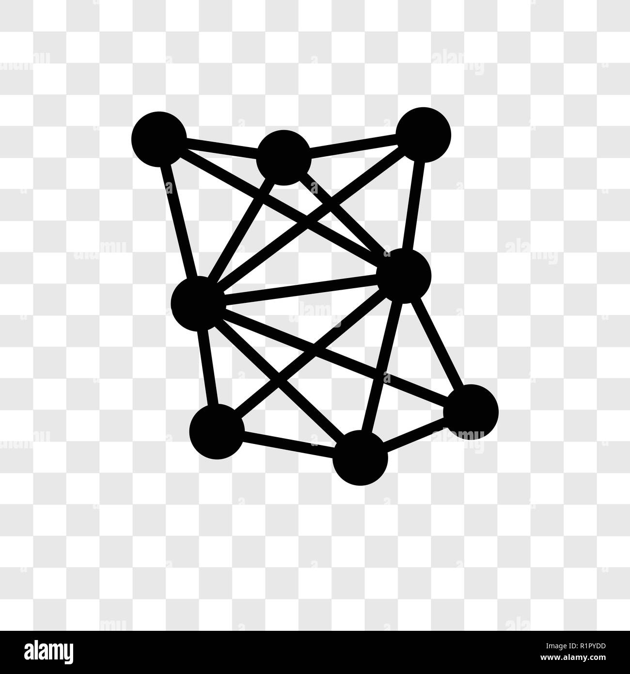 Icône vecteur algorithme isolé sur fond transparent, la transparence de ...