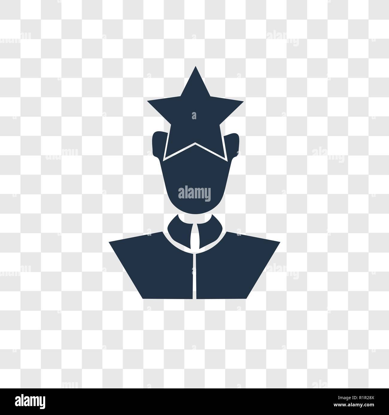 Icône vecteur réussite isolé sur fond transparent, le succès de la ...