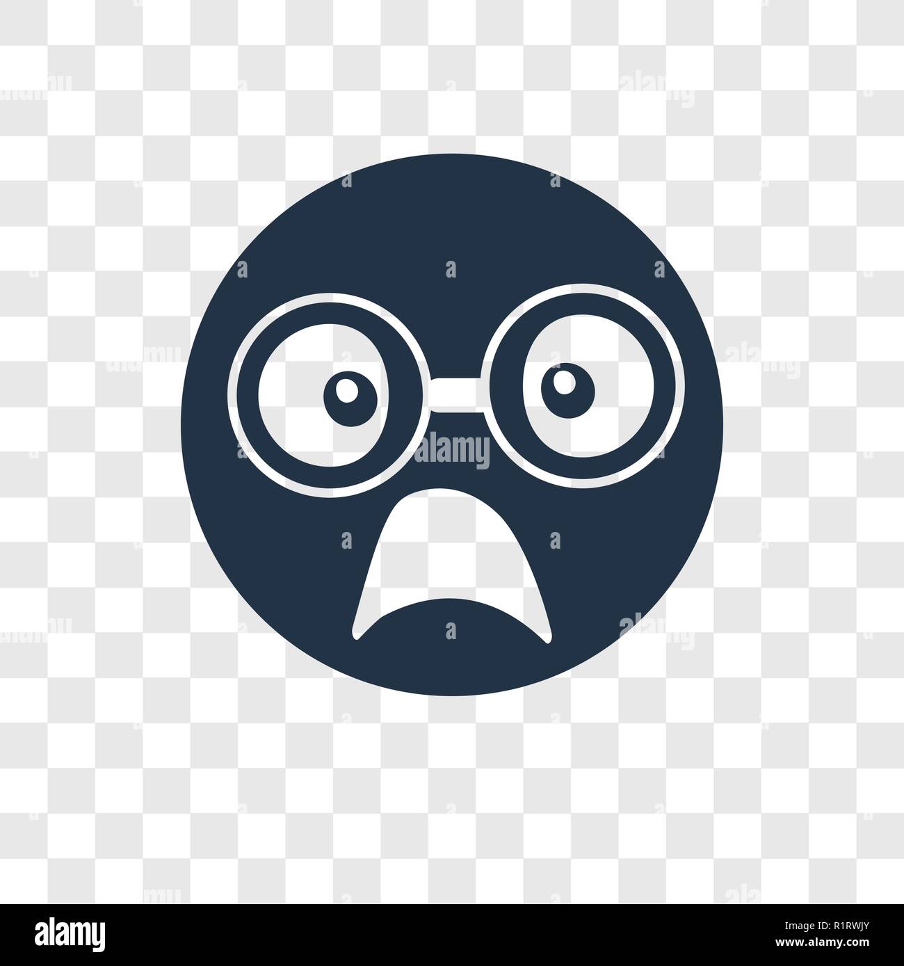 Nerd emoji icône vecteur vecteurs Banque de photographies et d’images à ...