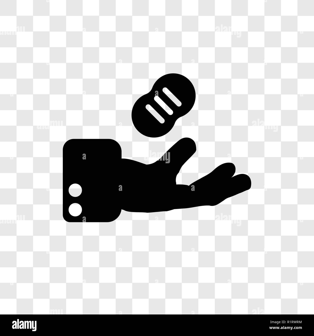 Logo maison fond transparent Banque d'images noir et blanc - Page 2 - Alamy