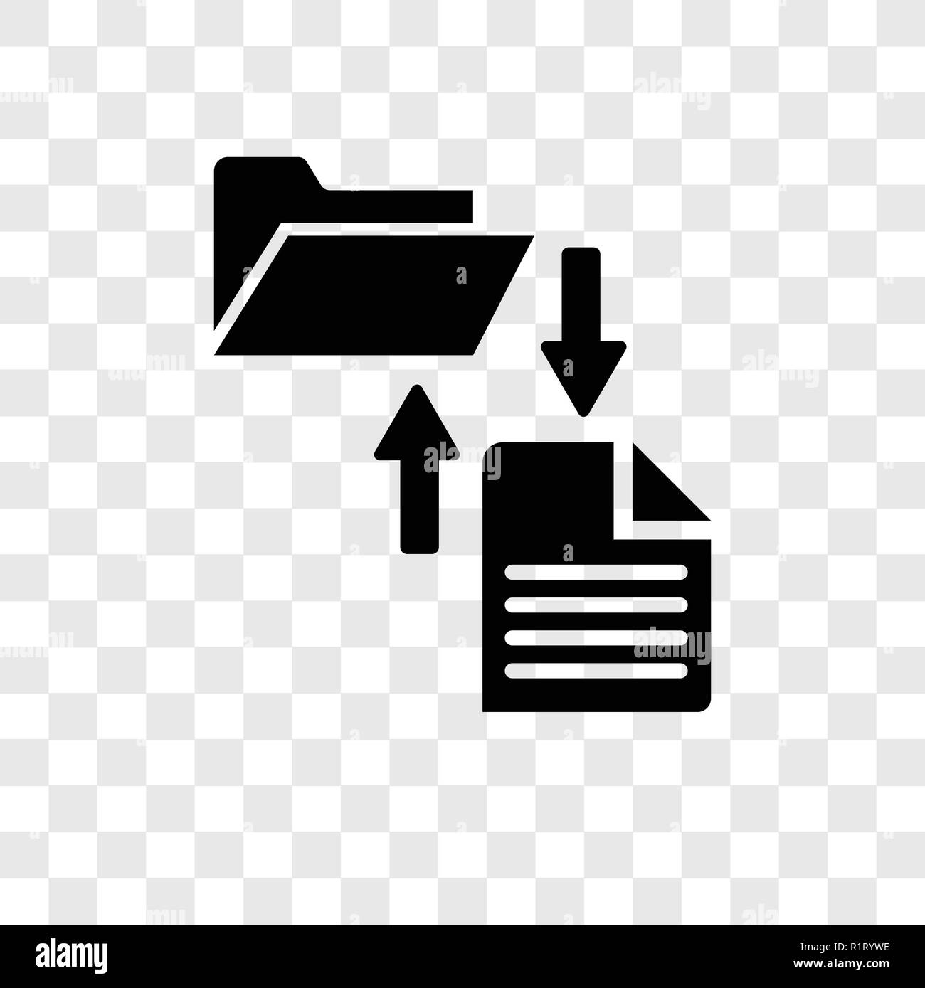 Papier transfert transparent Banque d'images vectorielles - Alamy