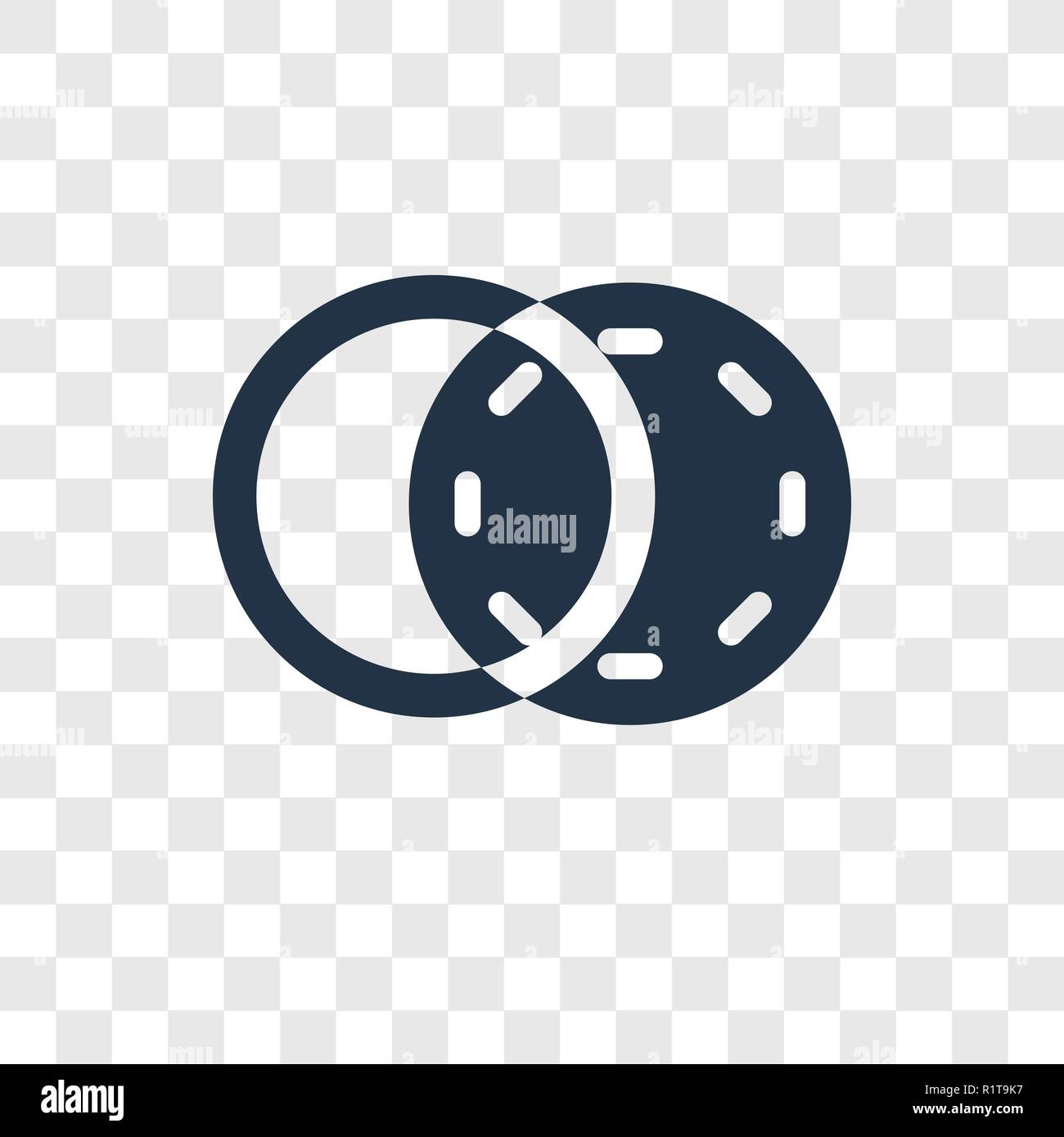 Icône vecteur schémas isolé sur fond transparent, les diagrammes ...