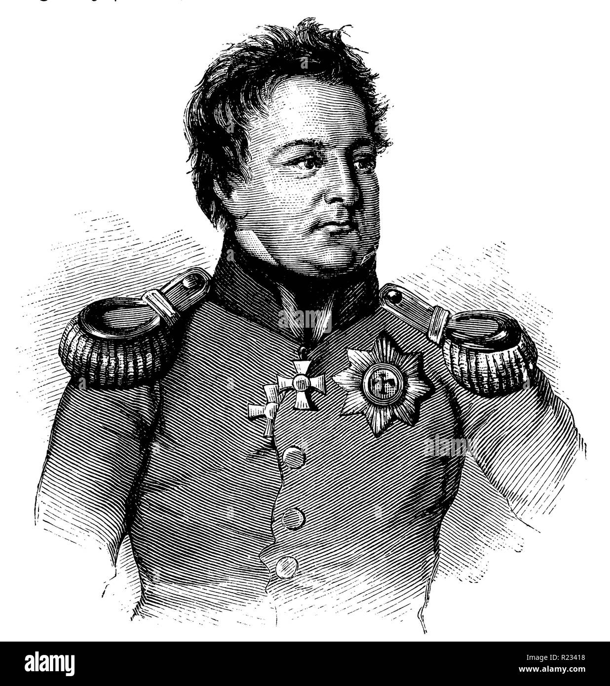 August neidhardt von gneisenau Banque d'images détourées - Alamy