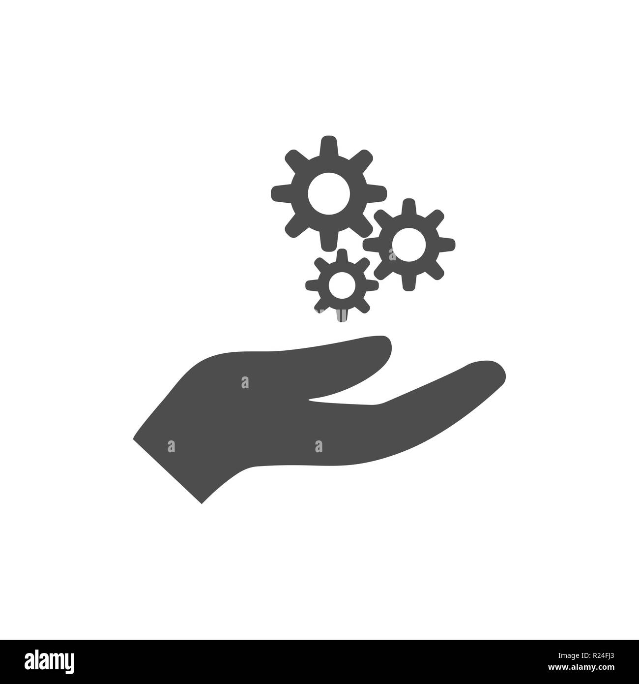 Picto main Banque d'images vectorielles - Alamy