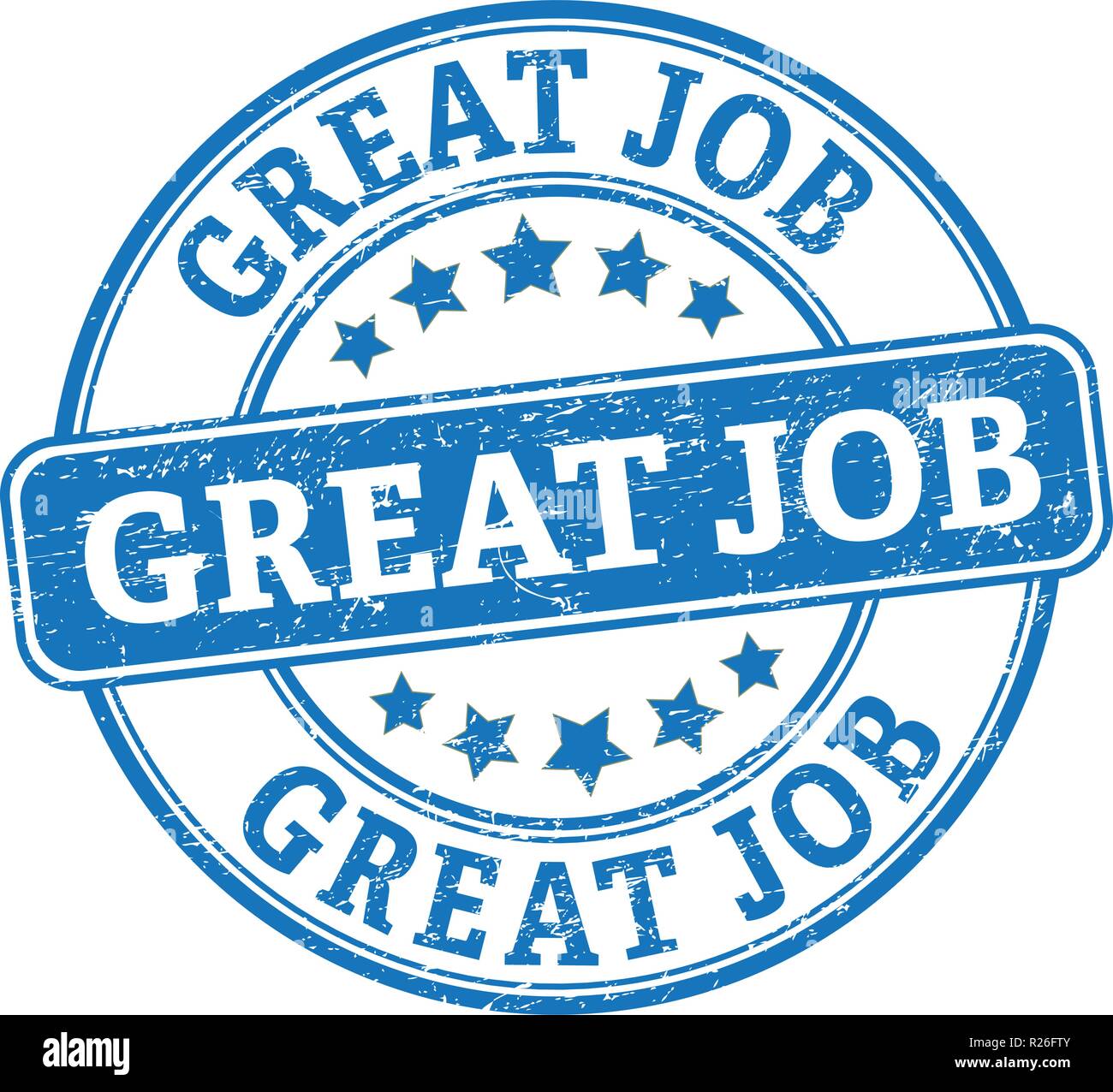 Good job well done stamp Banque de photographies et d’images à haute ...