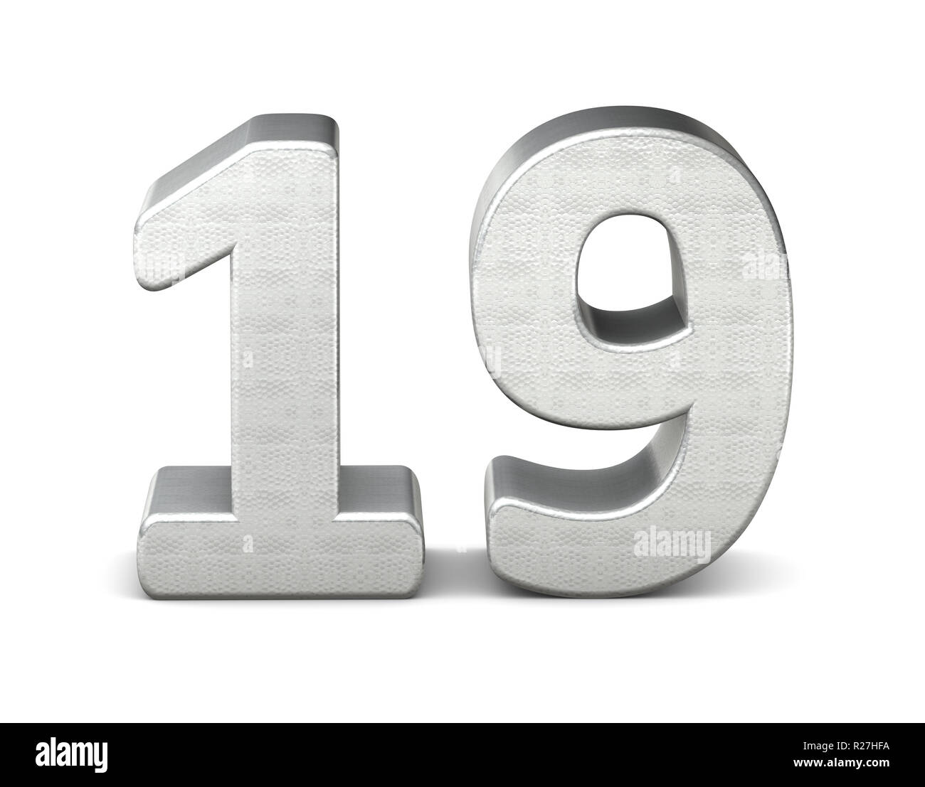 19 number Banque d'images détourées - Alamy