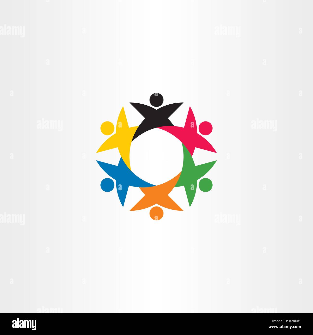 Teamwork logo Banque de photographies et d’images à haute résolution ...