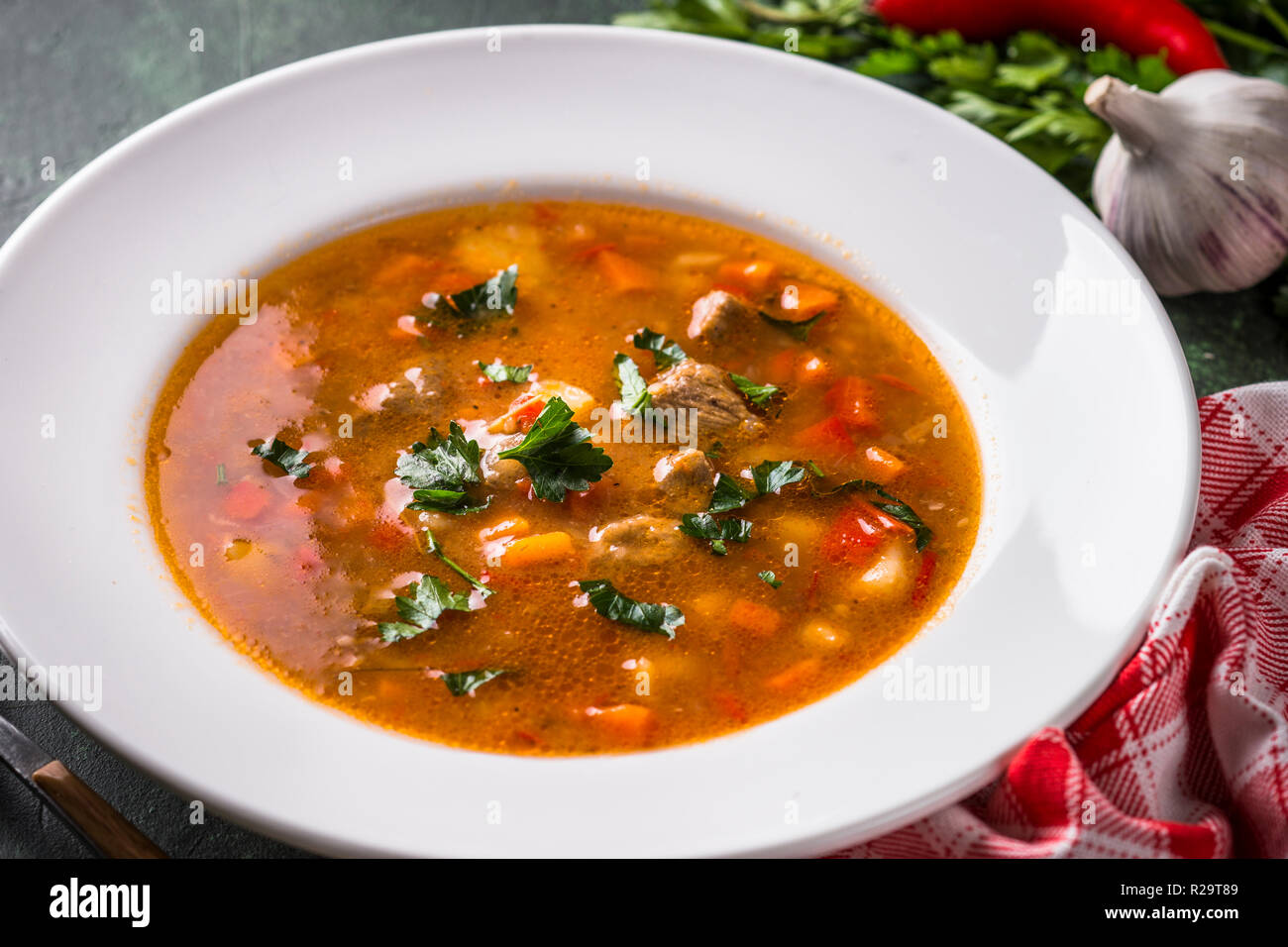 Menu Hongrois Banque d'image et photos - Alamy