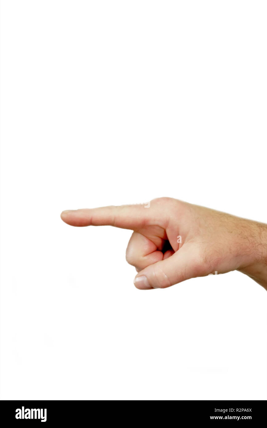 Index finger ring Banque de photographies et d’images à haute ...