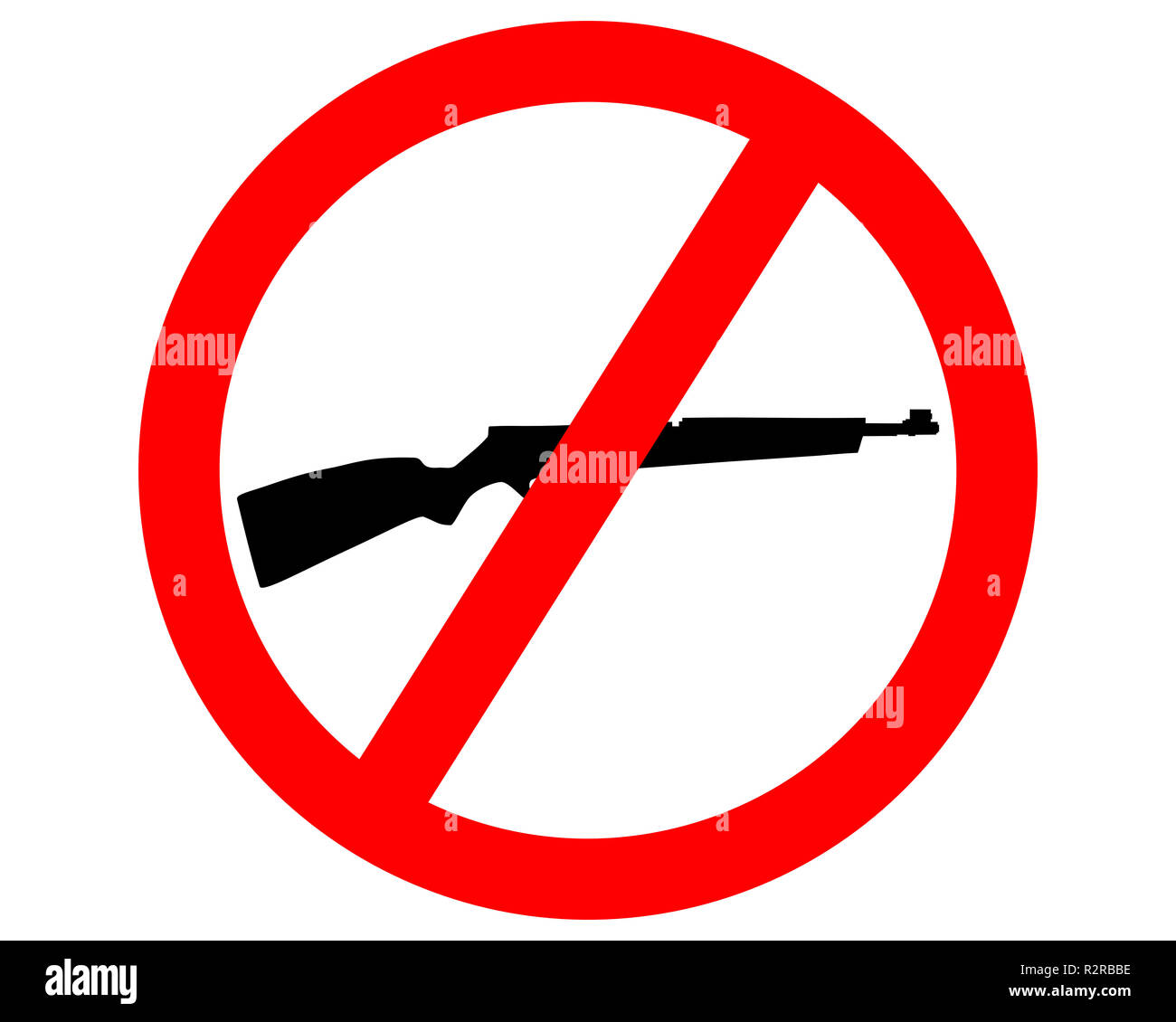 Tir au fusil interdit Banque de photographies et d’images à haute ...