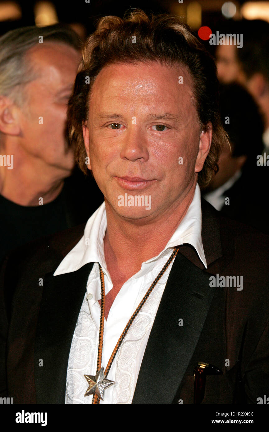 Mickey rourke mickey rourke mickey Banque de photographies et d’images ...