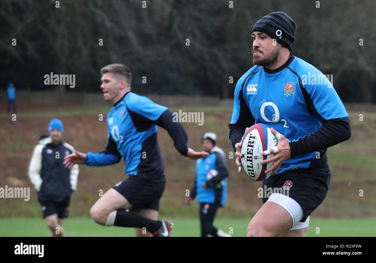 Angleterre jack nowell session de formation pennyhill park Banque de ...
