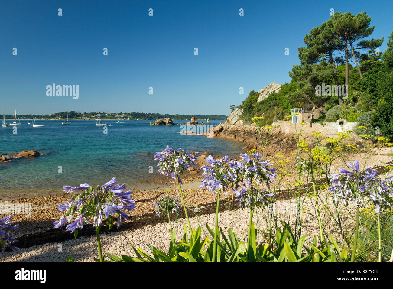 Plage du guerzido ile de brehat Banque de photographies et d’images à ...