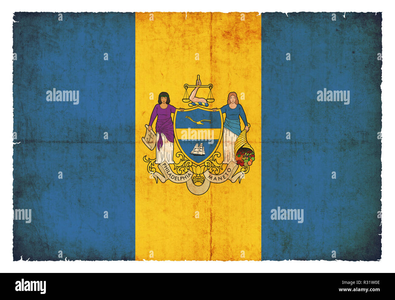 Drapeau de la ville de philadelphie Banque de photographies et d’images ...