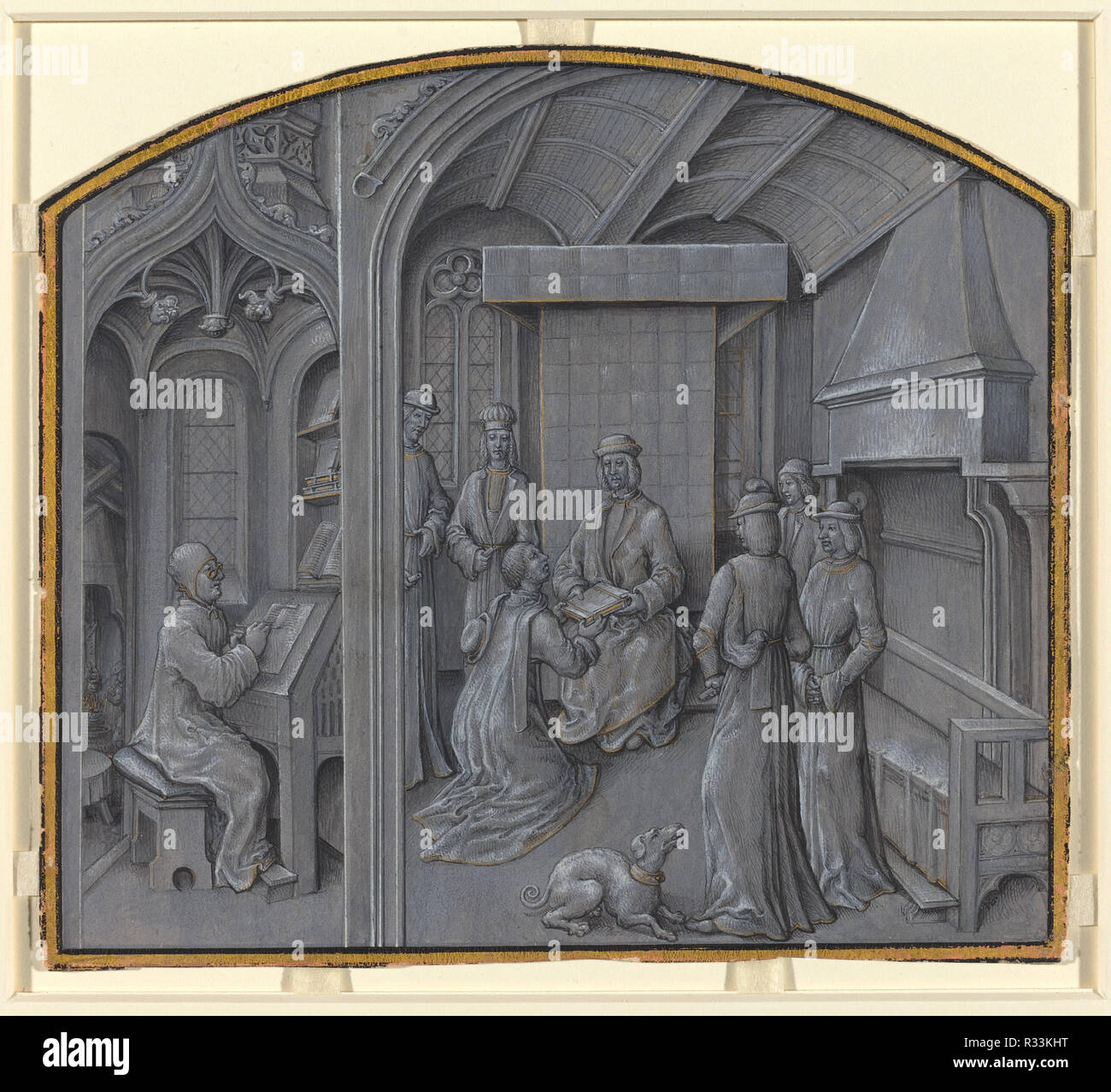 Scribe écrit et l'auteur de la présentation de son livre. En date du ...