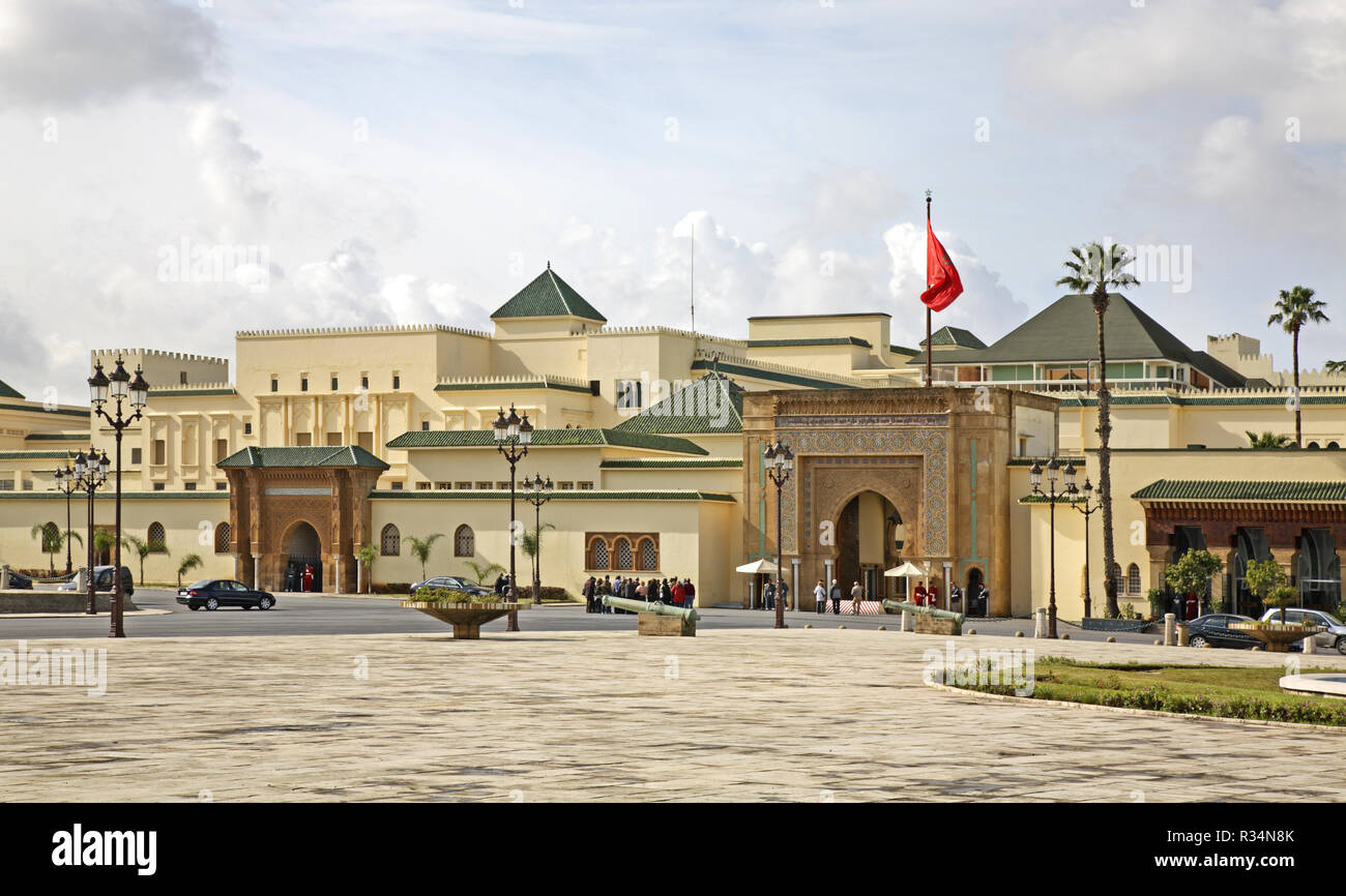 Palais royal de Rabat. Maroc Photo Stock - Alamy