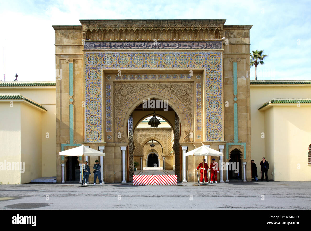Palais royal de Rabat. Maroc Photo Stock - Alamy