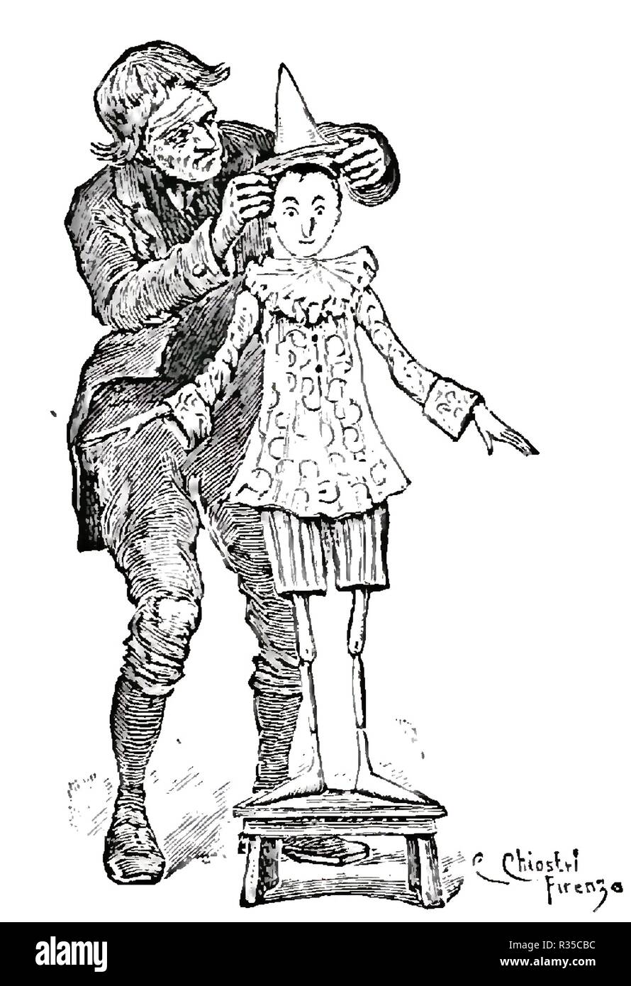 Illustrations de "Le avventure di Pinocchio, Storia di un burattino ...