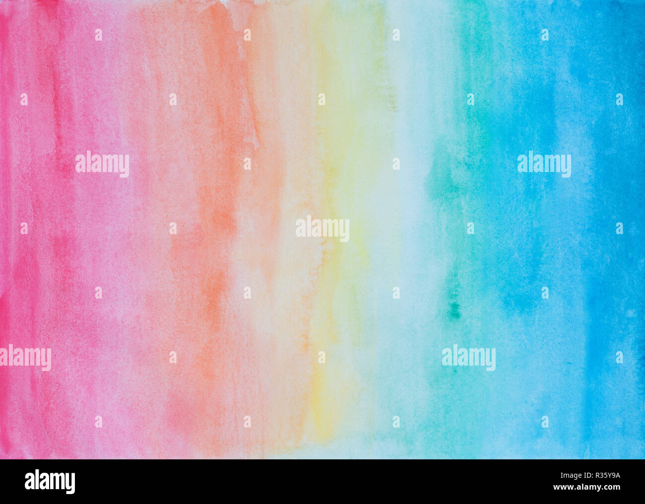 Fond arc en ciel pastel aquarelle Banque de photographies et d’images à ...