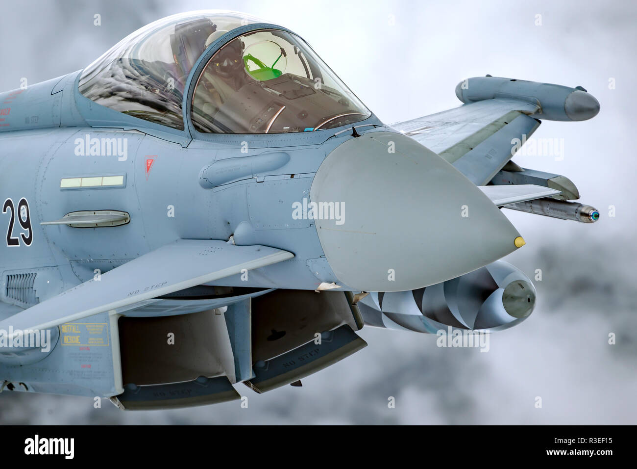 Luftwaffe allemande Eurofighter Typhoon un bimoteur, canard-aile delta ...