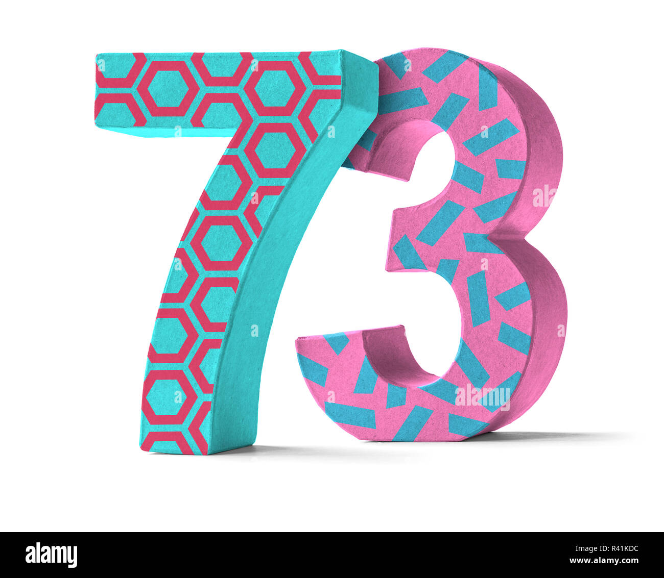 73 ans d'anniversaire Banque d'images détourées - Alamy