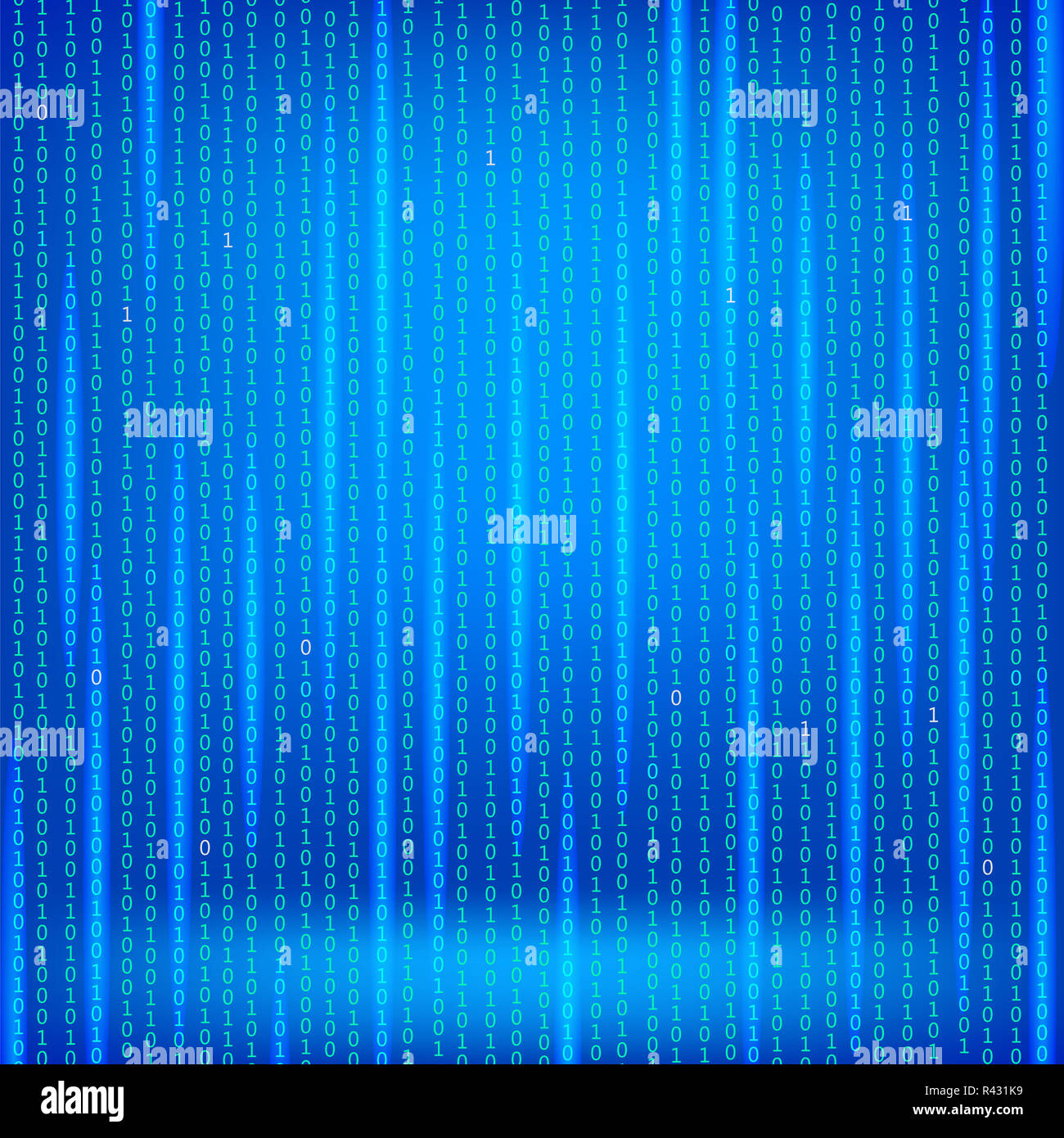Numéros de code binaire du concept. Code binaire, l'algorithme de ...