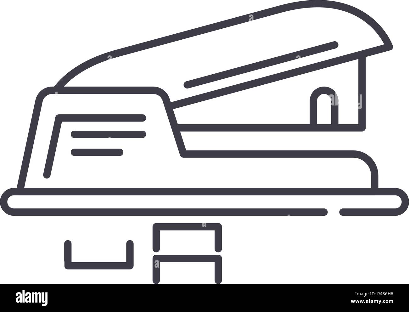 L'icône de la ligne de perforation concept. Vector illustration ...