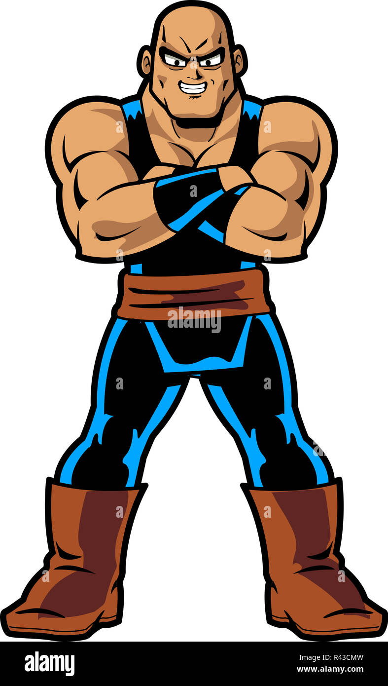 Cartoon muscle guy Banque de photographies et d’images à haute ...