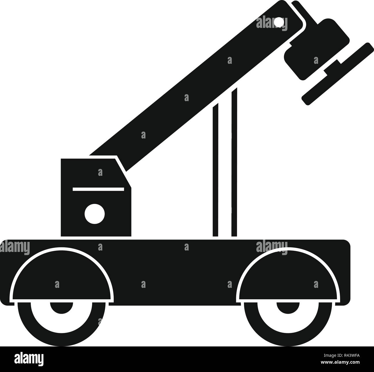 Scrap yard crane magnet Banque d'images vectorielles - Alamy