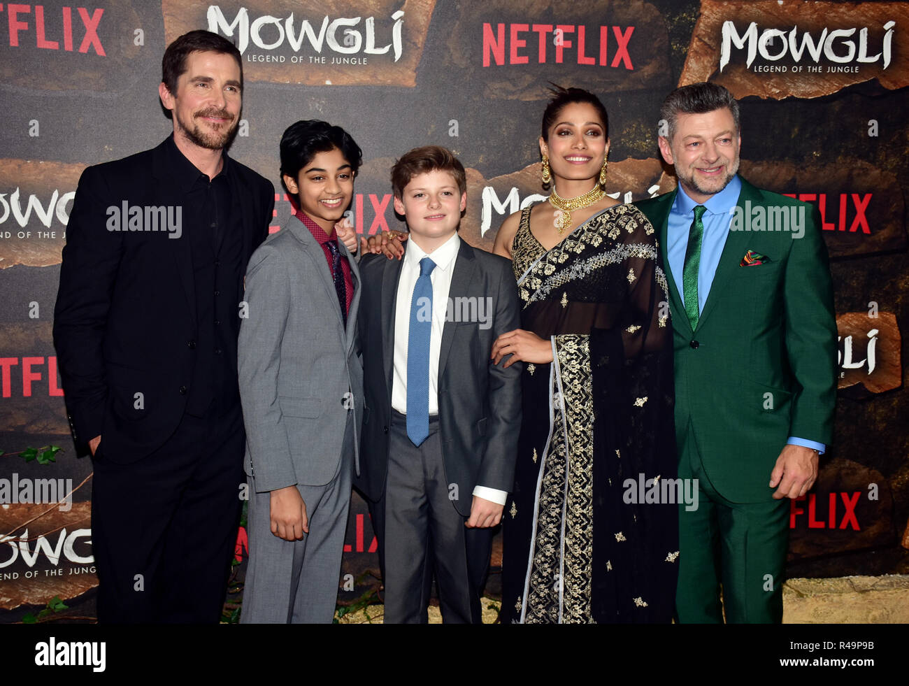 Mumbai, Inde. 25Th Nov, 2018. L-R : Les acteurs Christian Bale, Rohan ...