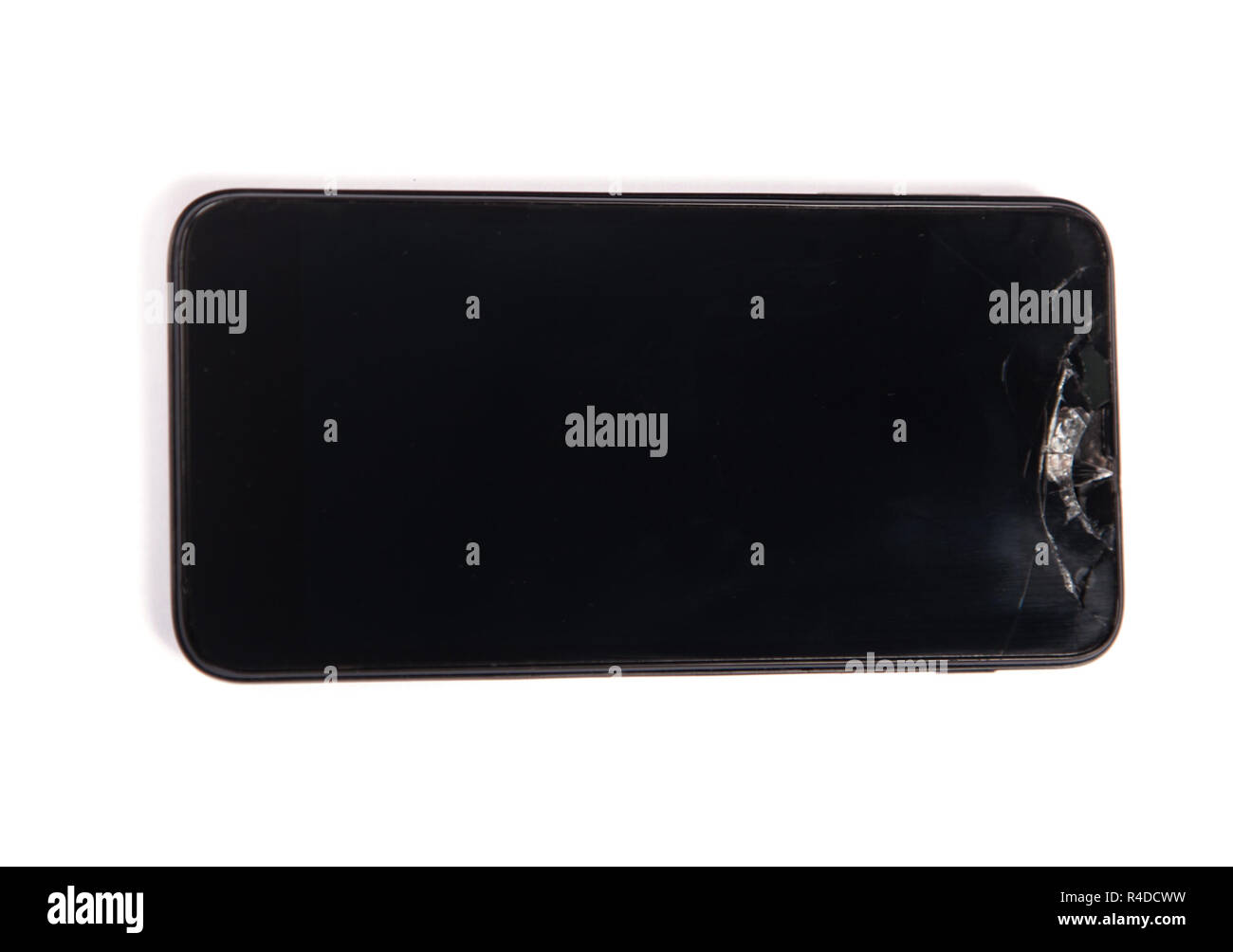 écran tactile cassé Banque d'images détourées - Alamy