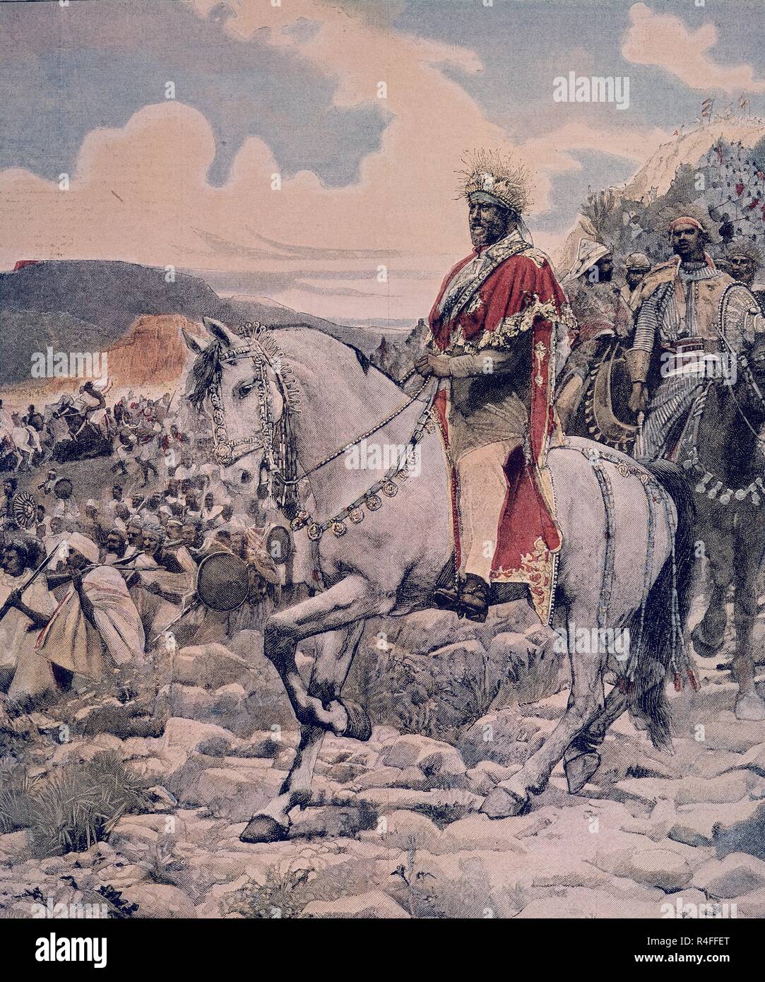 Menelik negus Banque de photographies et d’images à haute résolution ...