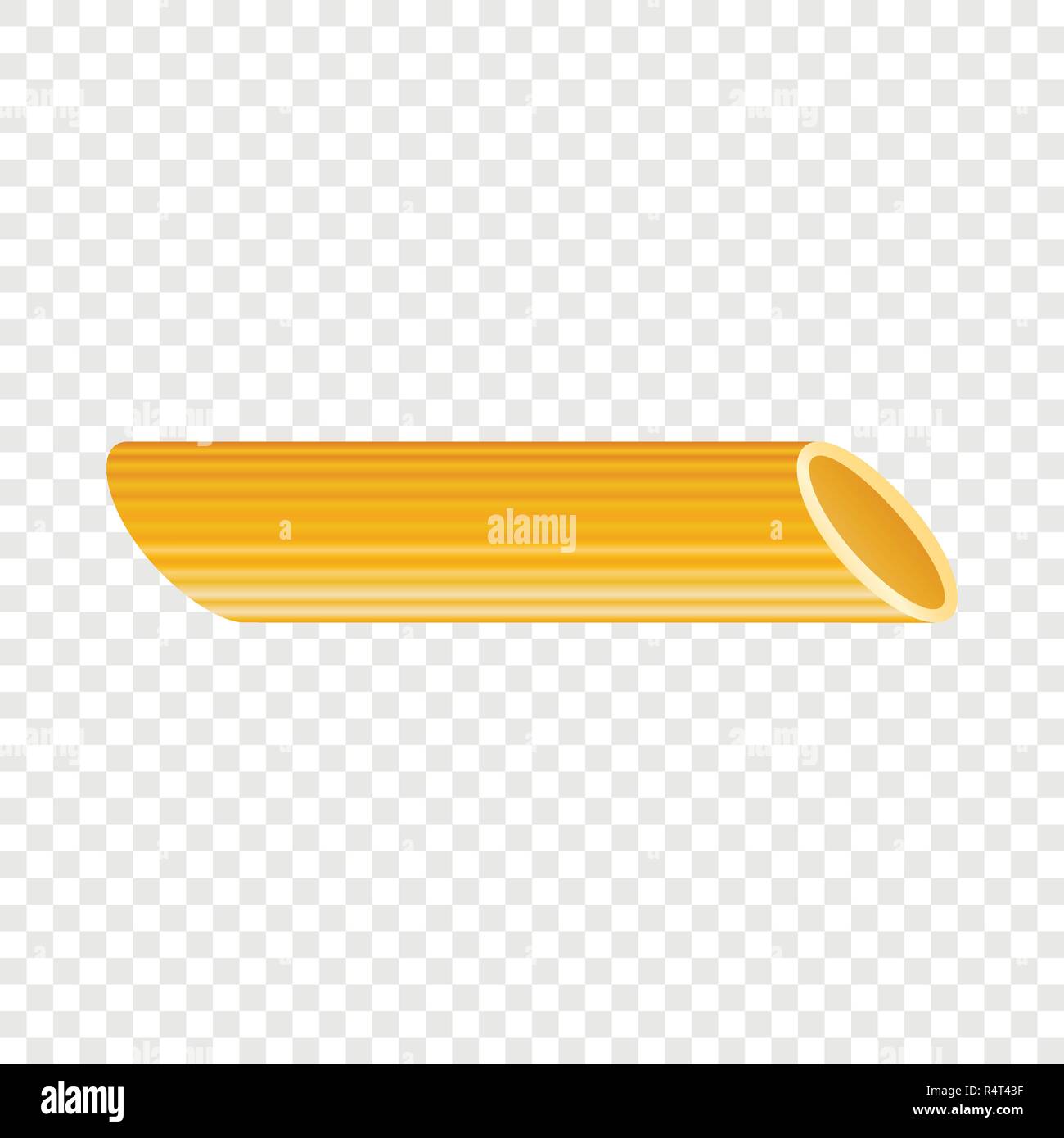 Pâtes penne icône. Illustration réaliste de pâtes penne vector icône ...