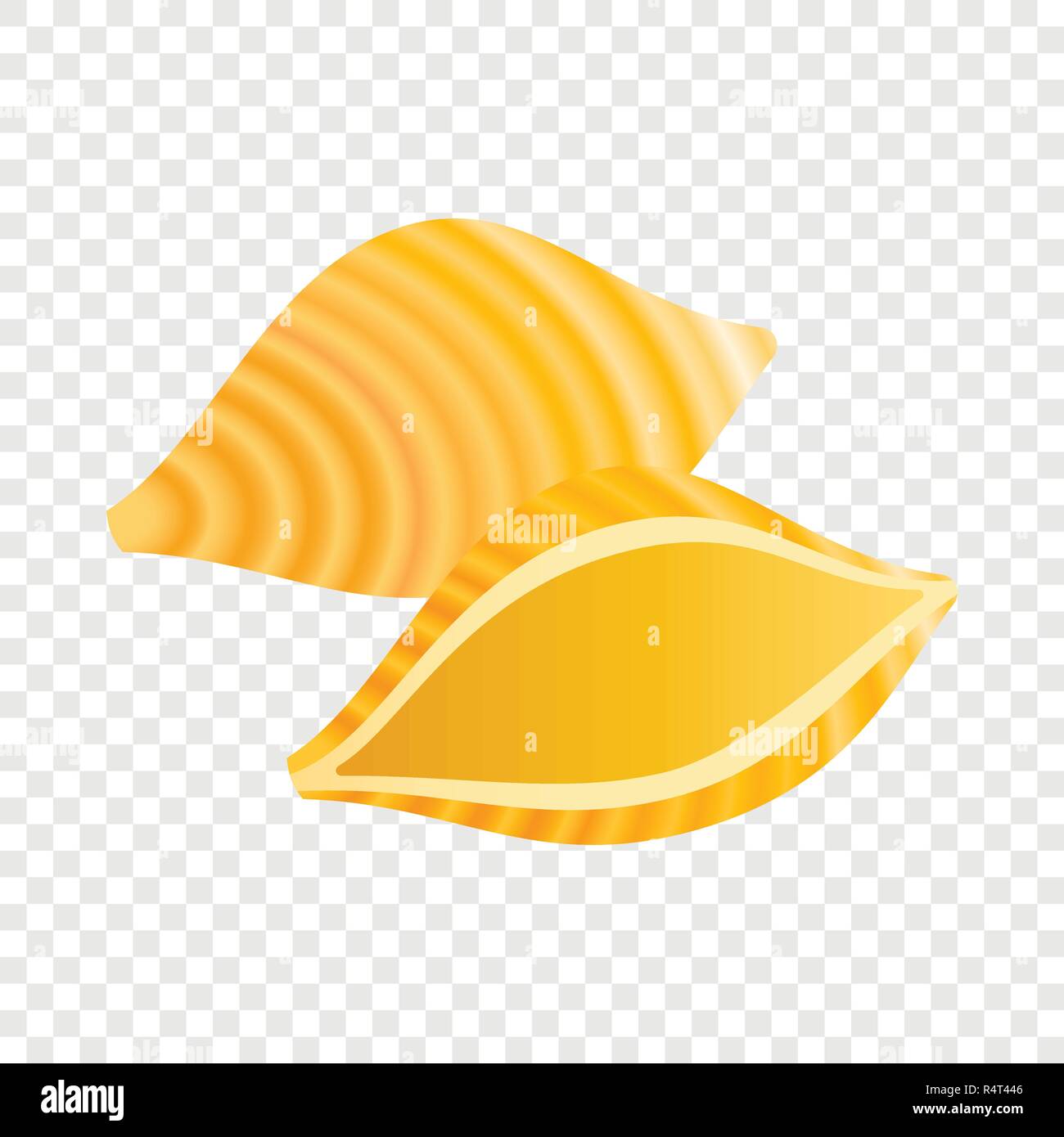 Icône Pâtes Conchiglie Illustration Réaliste De Pâtes Conchiglie Icône