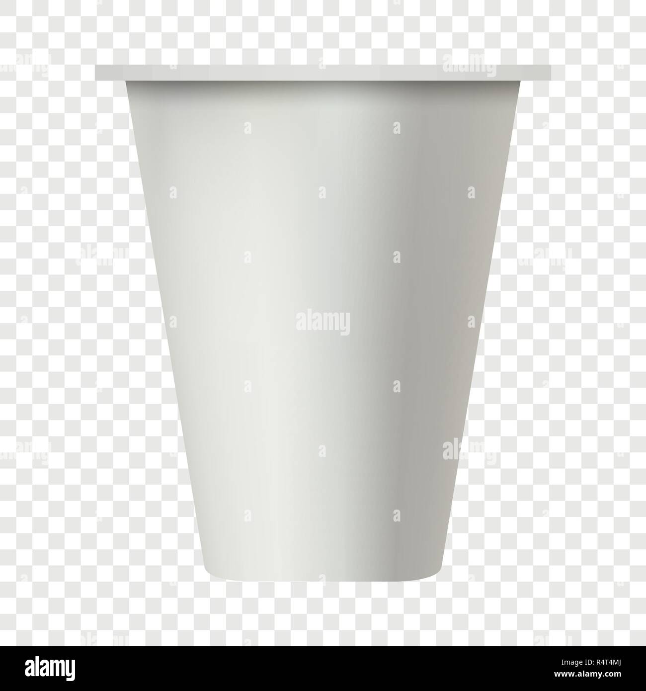 Yaourt ronde fort immersive. Illustration réaliste de yaourt ronde ...