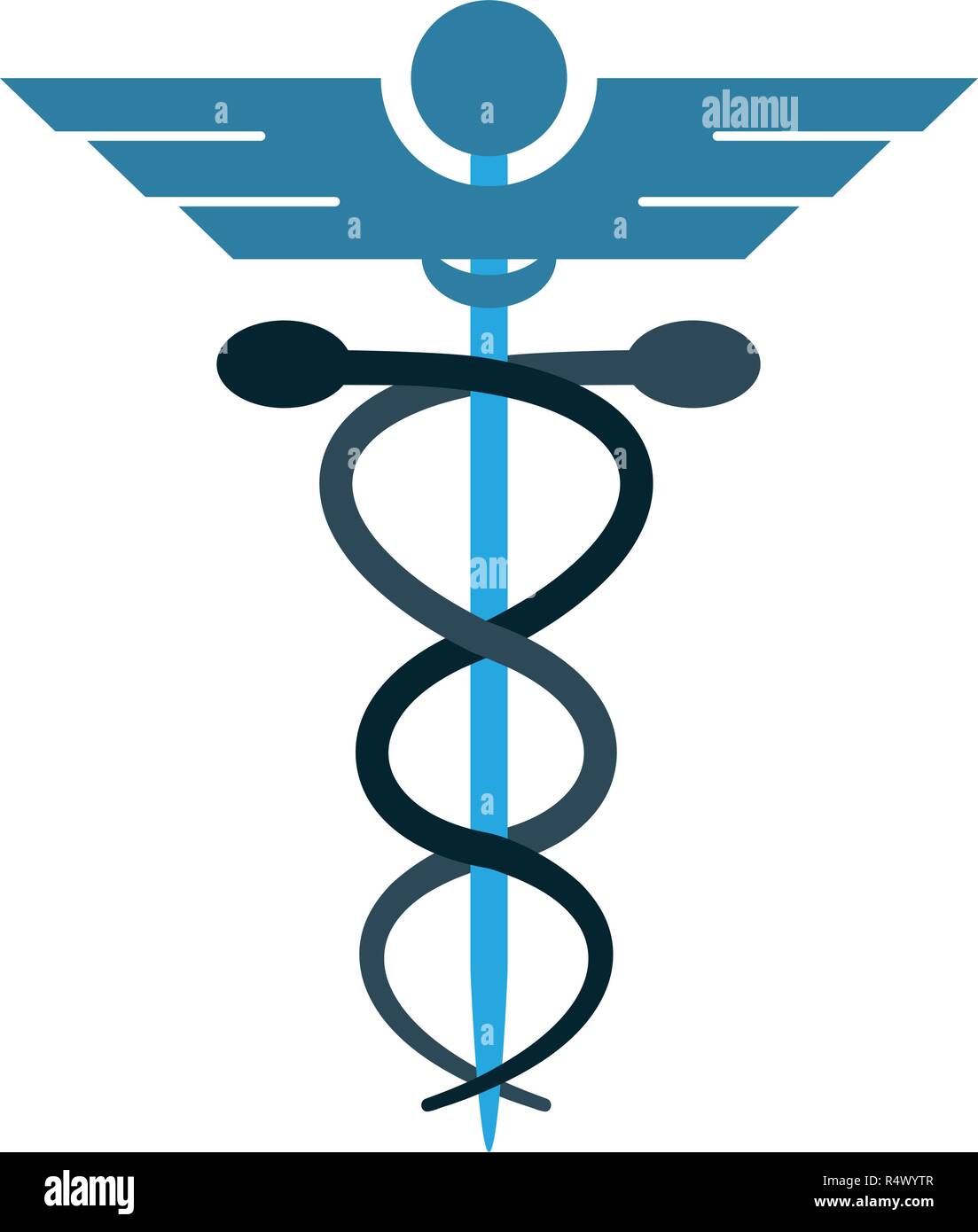 Caducée symbole médical Image Vectorielle Stock - Alamy