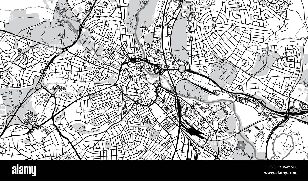 Derby england map Banque de photographies et d’images à haute ...