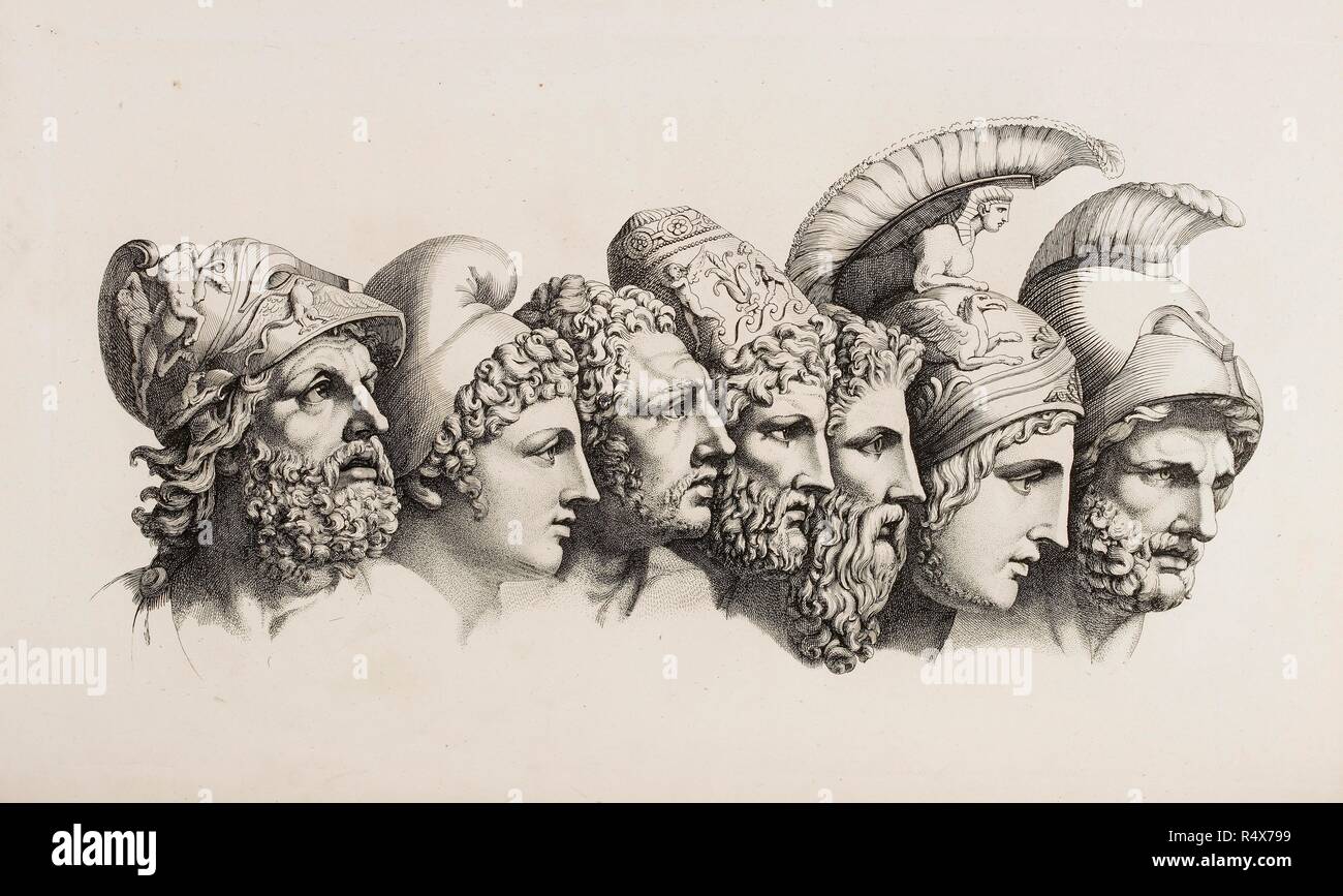 Homer nach antiken gezeichnet Banque de photographies et d’images à ...