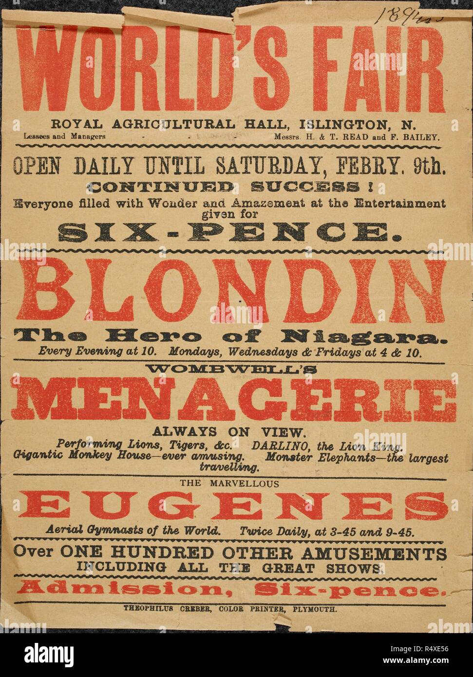 World fair poster Banque de photographies et d’images à haute ...