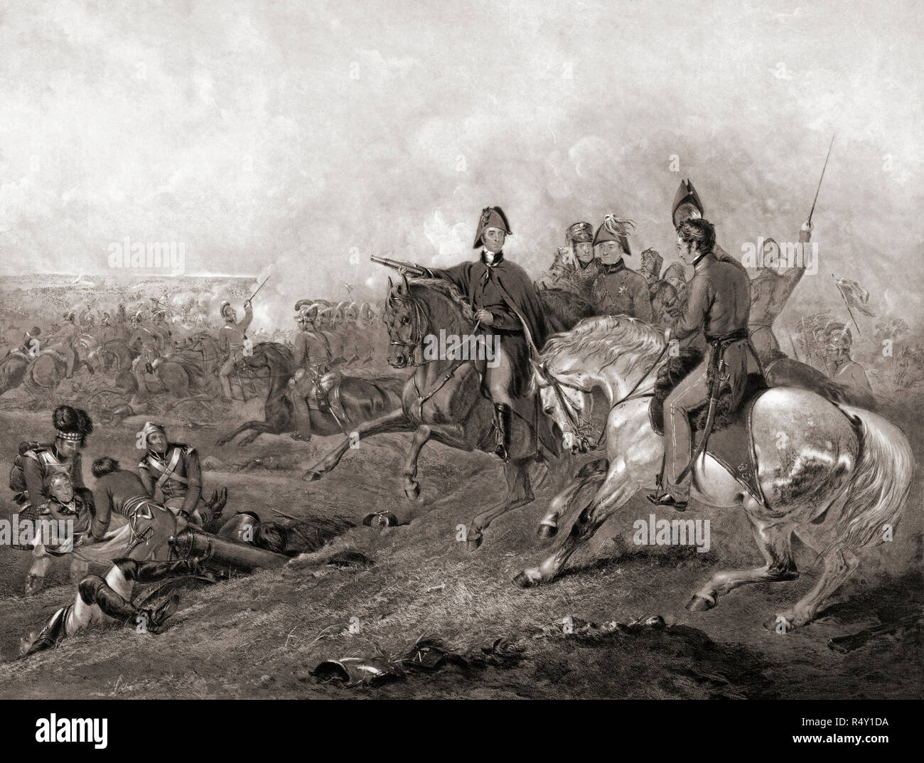 Duc de wellington bataille de waterloo Banque de photographies et d ...