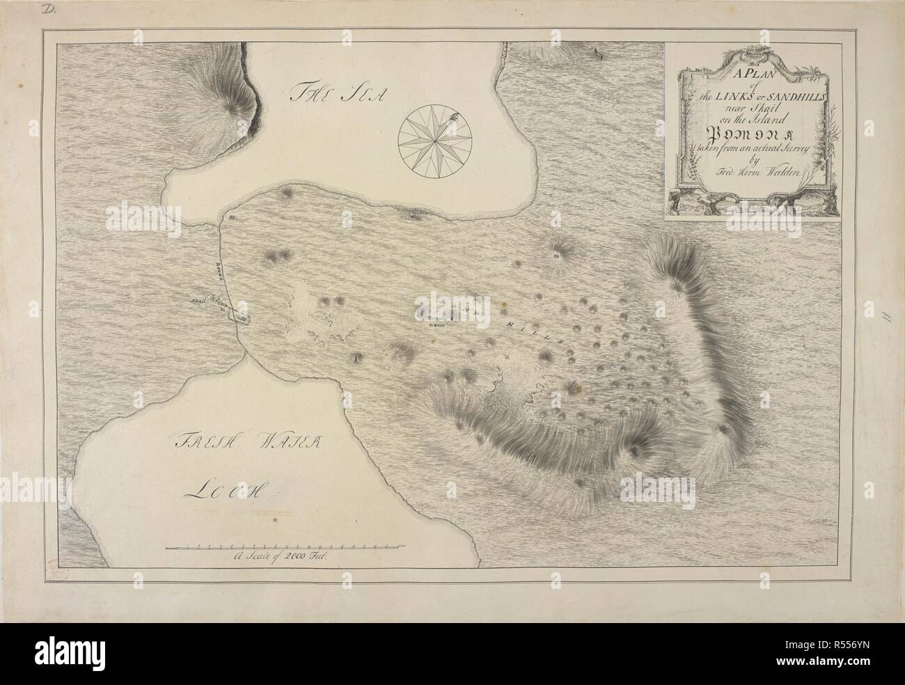 Herm island map Banque de photographies et d’images à haute résolution ...