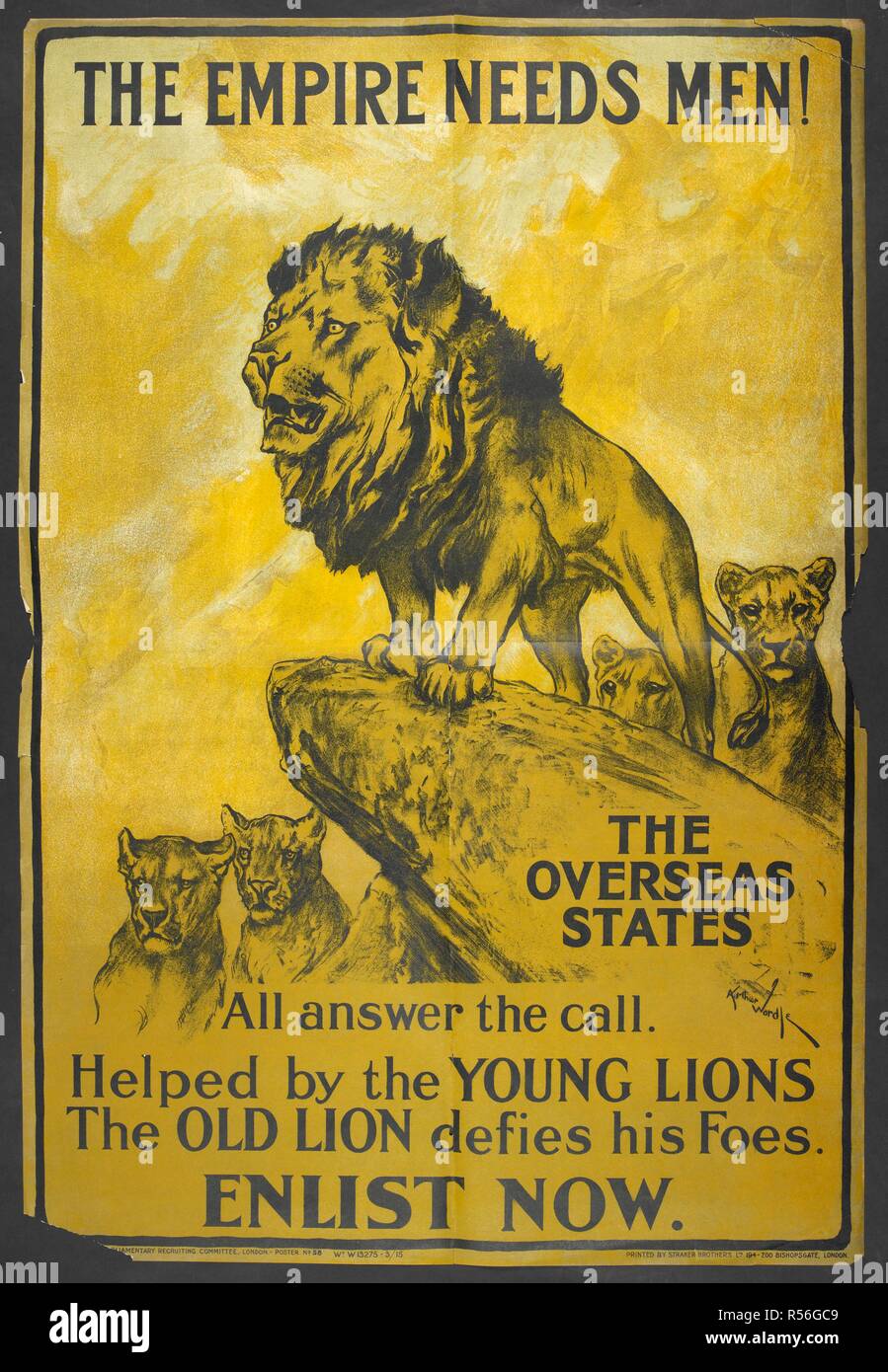 'L'empire a besoin d'hommes !" Une affiche de recrutement pour les ...