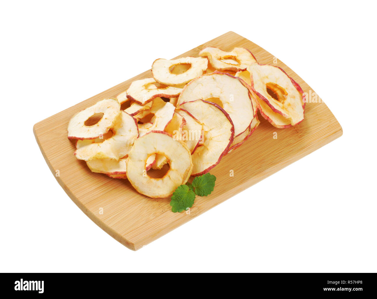 Tranches de pommes cuites au four Banque d'images détourées - Alamy