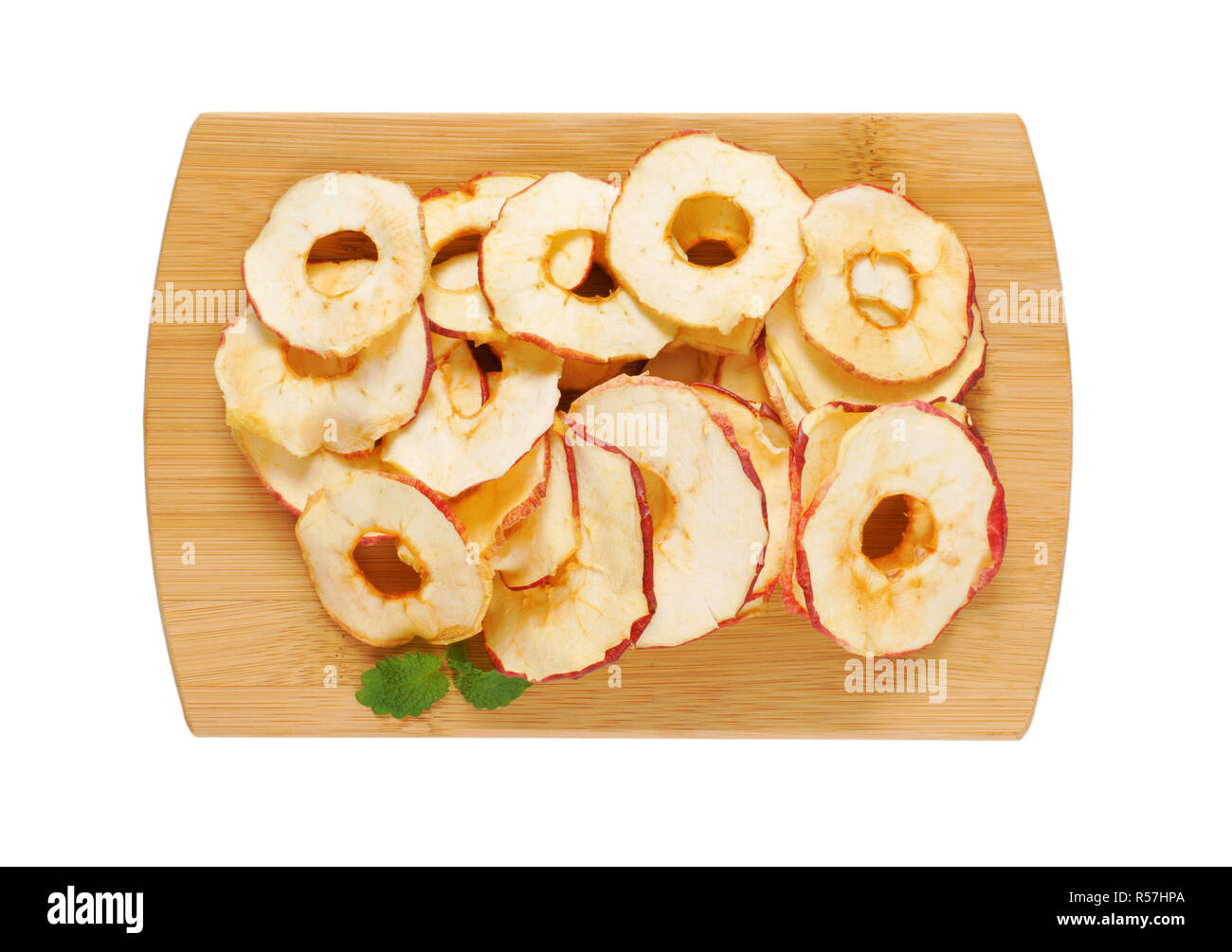 Tranches de pommes cuites au four Banque d'images détourées - Alamy