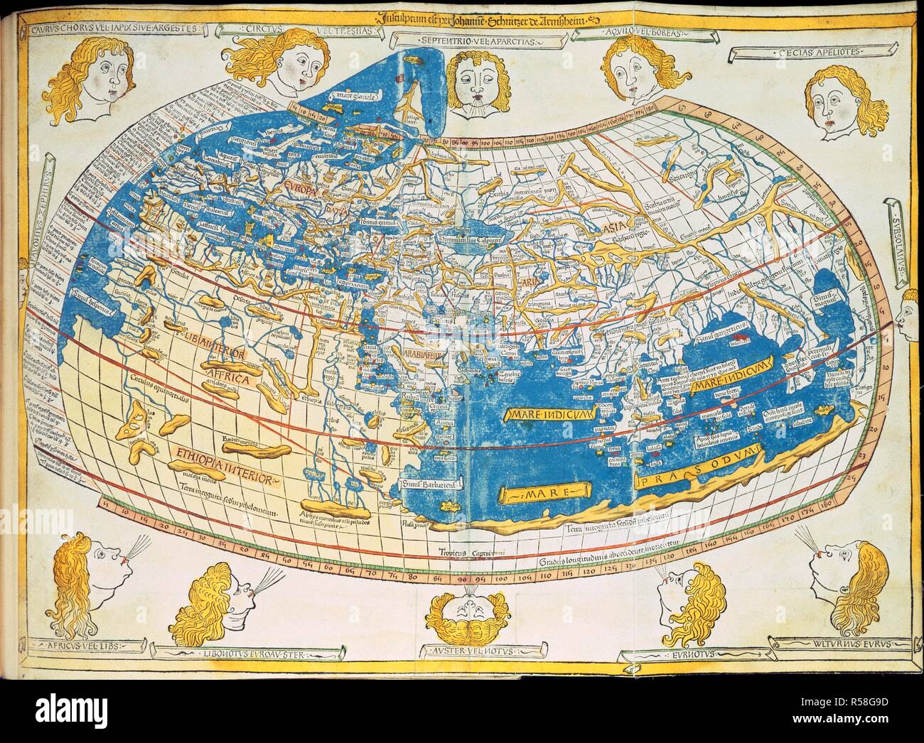 15e siecle carte du monde Banque de photographies et d’images à haute ...