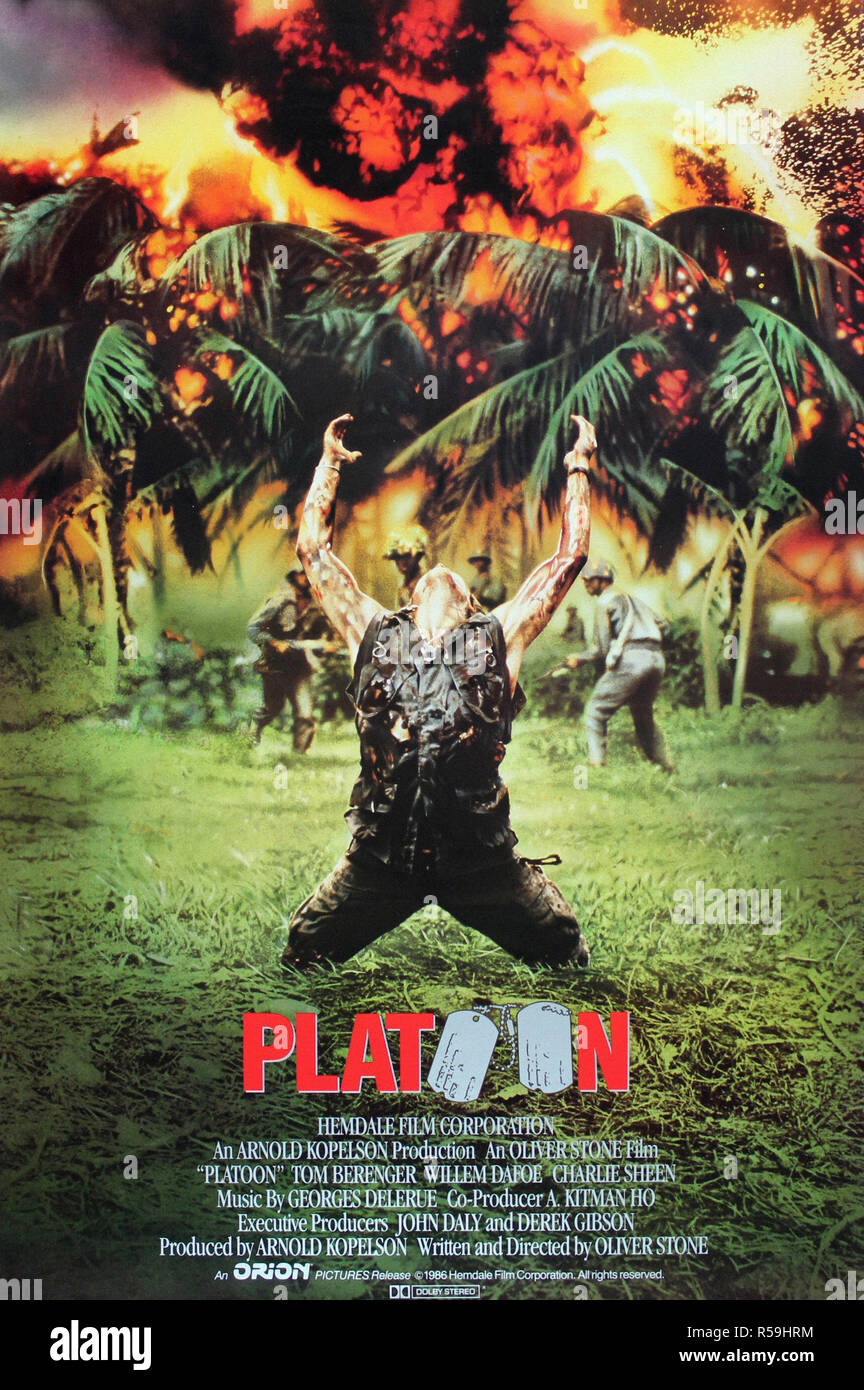 Affiche film platoon Banque de photographies et d’images à haute ...